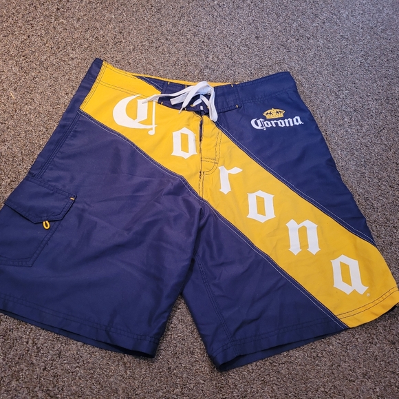 Corona | Swim | Corona Extra Beach Surf Swim Shorts Trunks | Poshmark